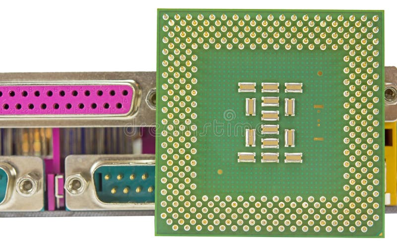 Cpu Pins and Circuit Mother Board Stock Photo - Image of computer ...