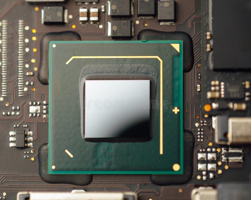 Cpu processor of an laptop stock photo. Image of modern - 101813824