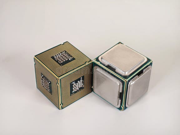 CPU Processor Microchip. stock photo. Image of electronic - 308757848