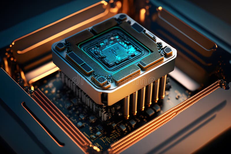 CPU Processor with Modern Futuristic Technology Appearance. Neural ... CPU Processor with Modern Futuristic Technology Appearance. Neural ...