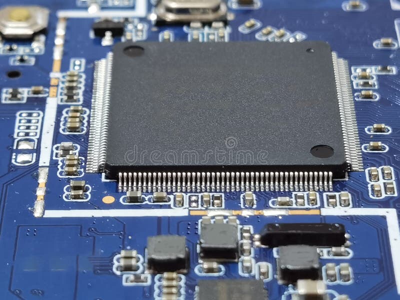Cpu Processor of Tablet Microchip of Motherboard Stock Photo - Image of ...