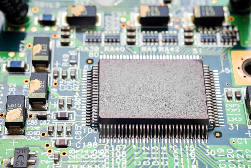 Circuit board cpu stock photo. Image of motherboard - 114444906