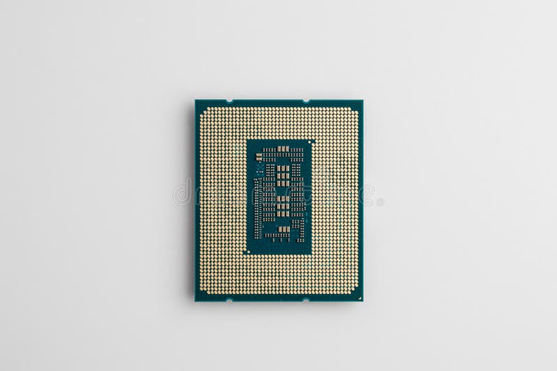 Cpu for socket LGA 1700 stock photo. Image of processing - 287693816