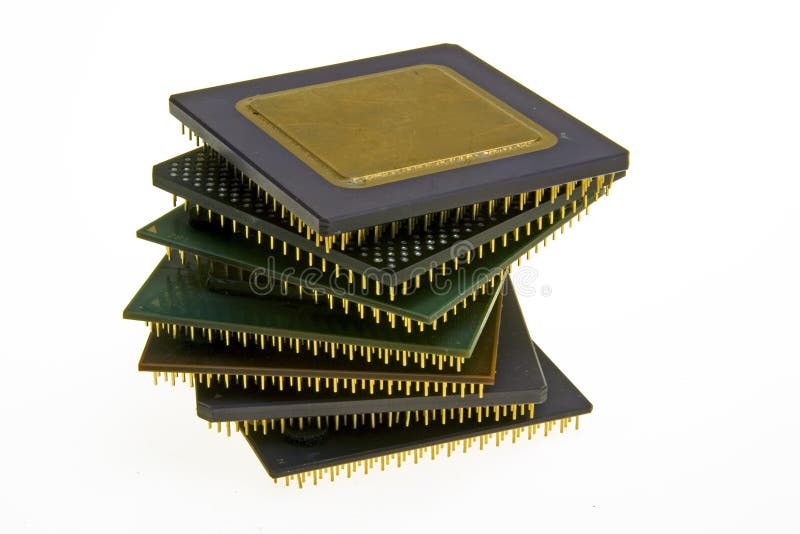 CPU tower stock photo. Image of advanced, digital, business - 3987792
