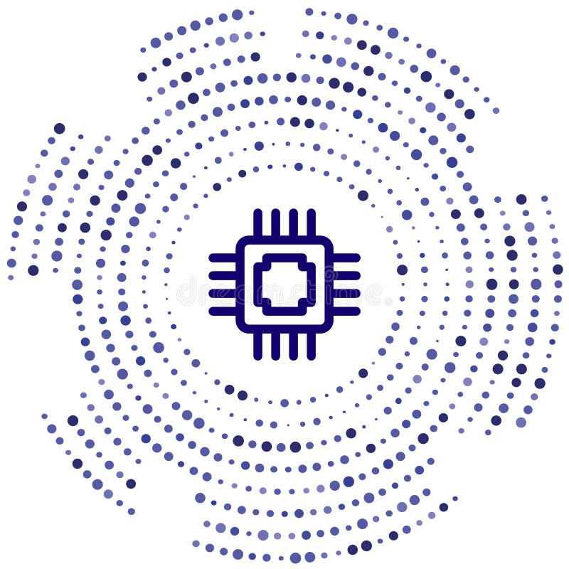 Cpu Vector Icon. Cpu Editable Stroke. Cpu Linear Symbol for Use on Web ...