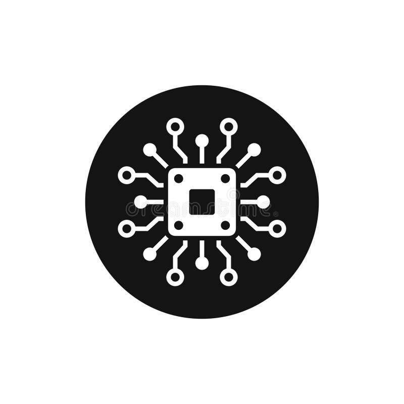 CPU vector icon stock vector. Illustration of technology - 296243818 CPU vector icon stock vector. Illustration of technology - 296243818