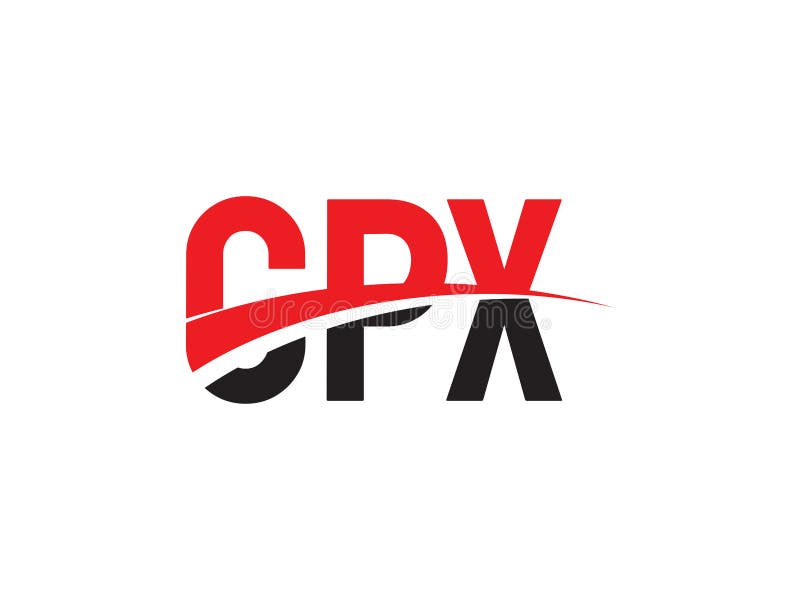 CPX Letter Initial Logo Design Vector Illustration Stock Vector ...