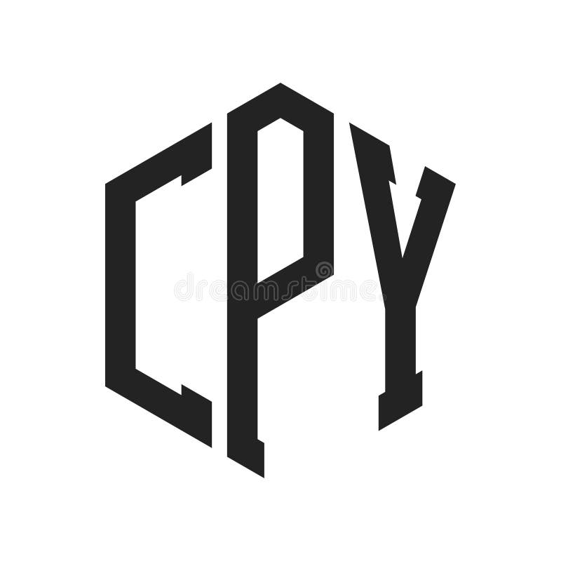 CPY Logo Design. Initial Letter CPY Monogram Logo Using Hexagon Shape ...