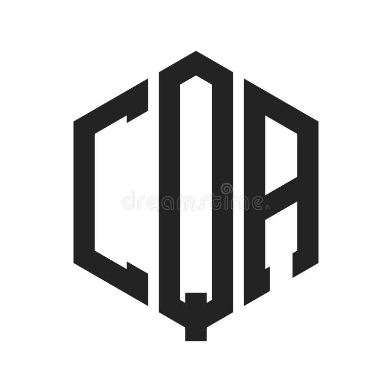 CQA Logo Design. Initial Letter CQA Monogram Logo Using Hexagon Shape ...
