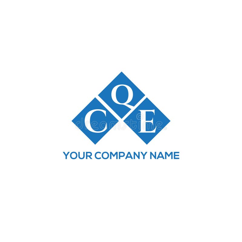 CQE Letter Logo Design on White Background. CQE Creative Initials ...