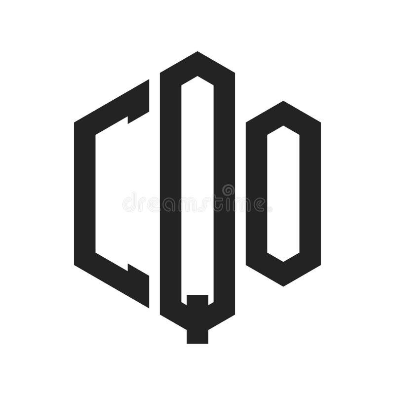 CQO Logo Design. Initial Letter CQO Monogram Logo Using Hexagon Shape ...