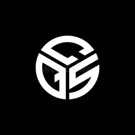 CQS Letter Logo Design on Black Background. CQS Creative Initials ...