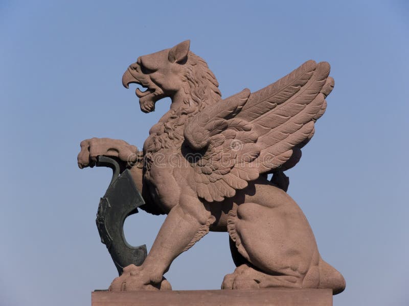 Créature mythique photo stock. Image du allemagne, bleu - 1254826