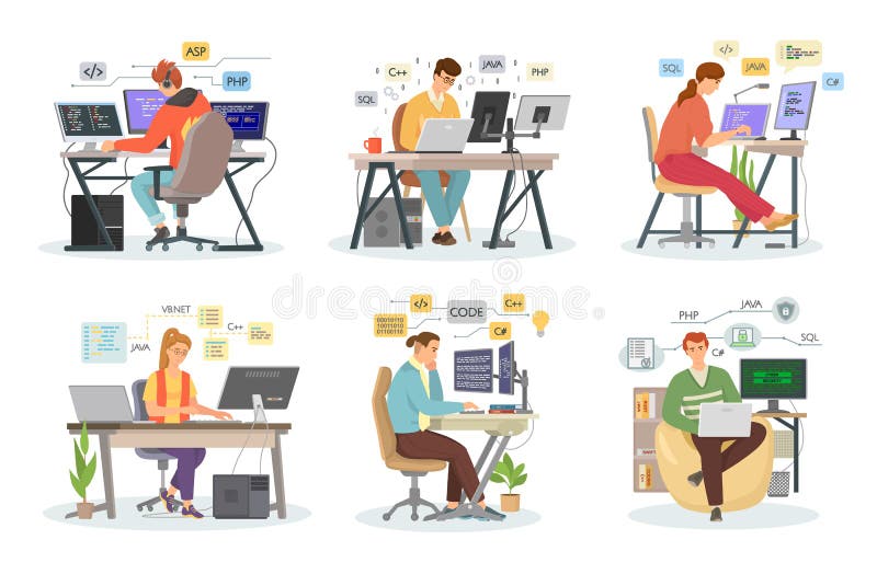 Créer Un Langage De Programmation De Code. Php Html C Css Js ...