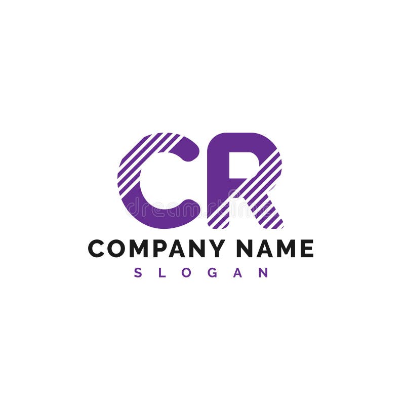 CR Letter Logo Design. CR Letter Logo Vector Illustration - Vector ...