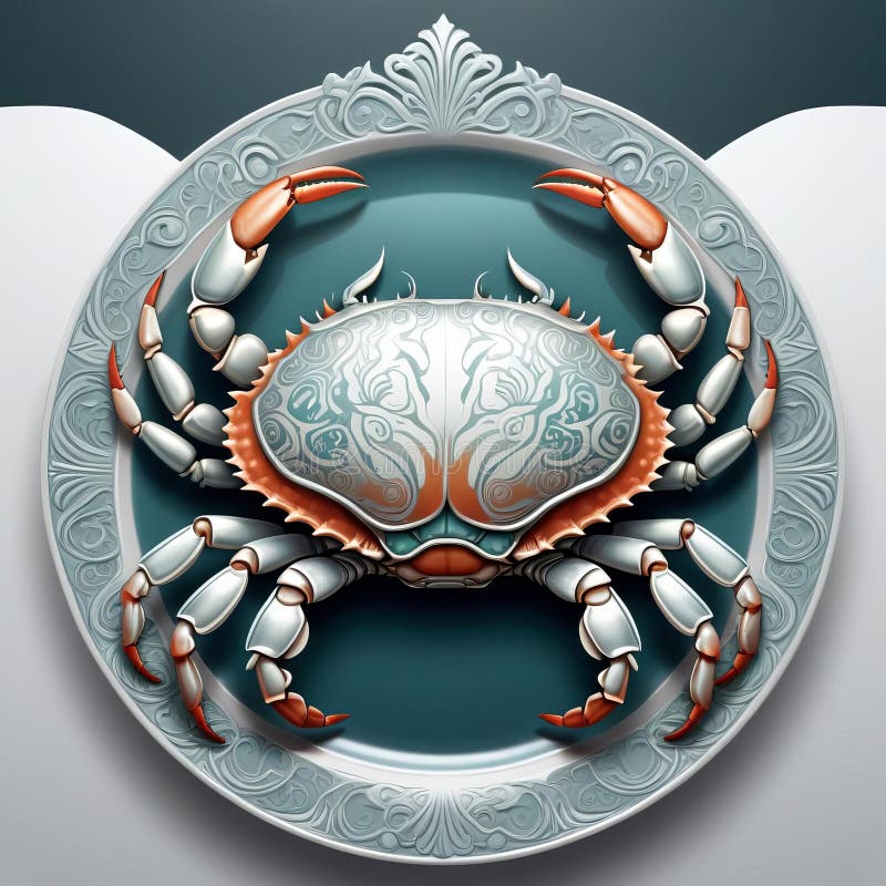 A Crab in Armor for T-Shirt Art Stock Illustration - Illustration of ...