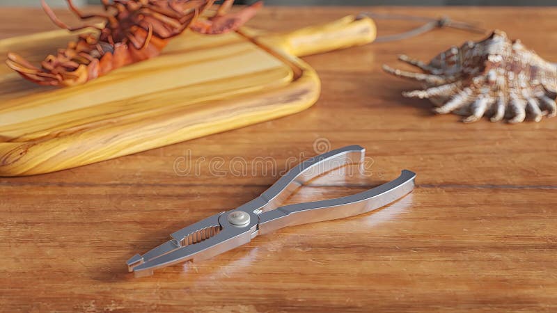 Crab Cutter Tongs for Handling Shellfish Stock Photo - Image of tongs ...