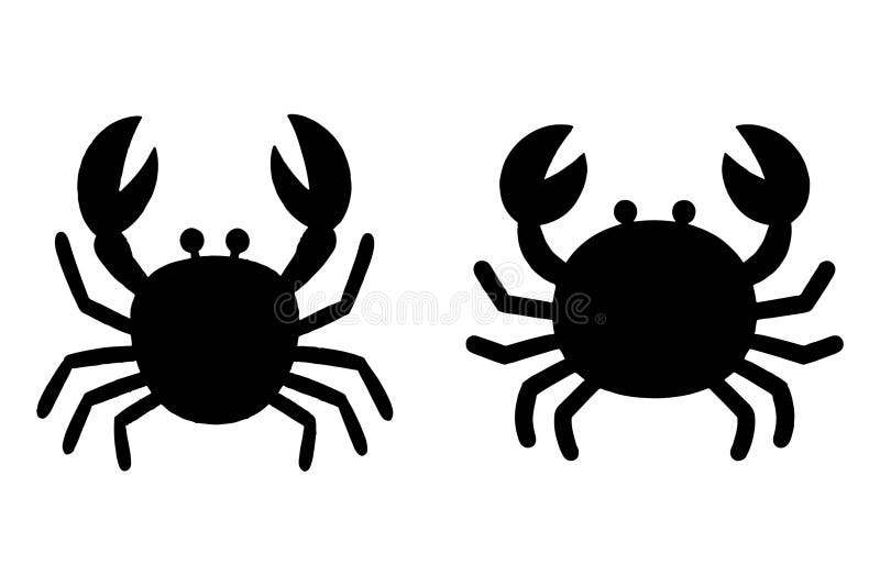 Crab Icon Set-vector-design-illustration Stock Vector - Illustration of ...