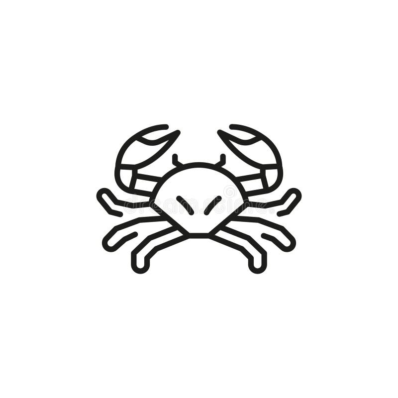 Crab icon stock vector. Illustration of crab, ritual - 324576244