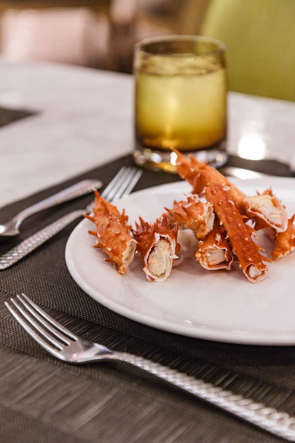Crab Legs with Shell. stock photo. Image of dinner, crab - 68965596