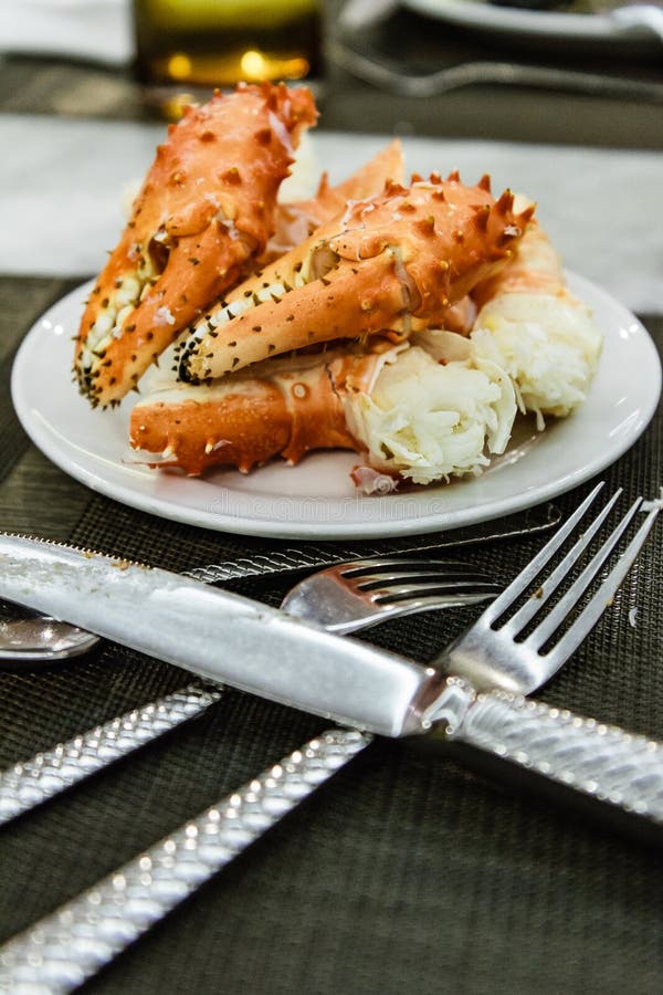 Crab Legs with Shell. stock photo. Image of prepared - 68966024