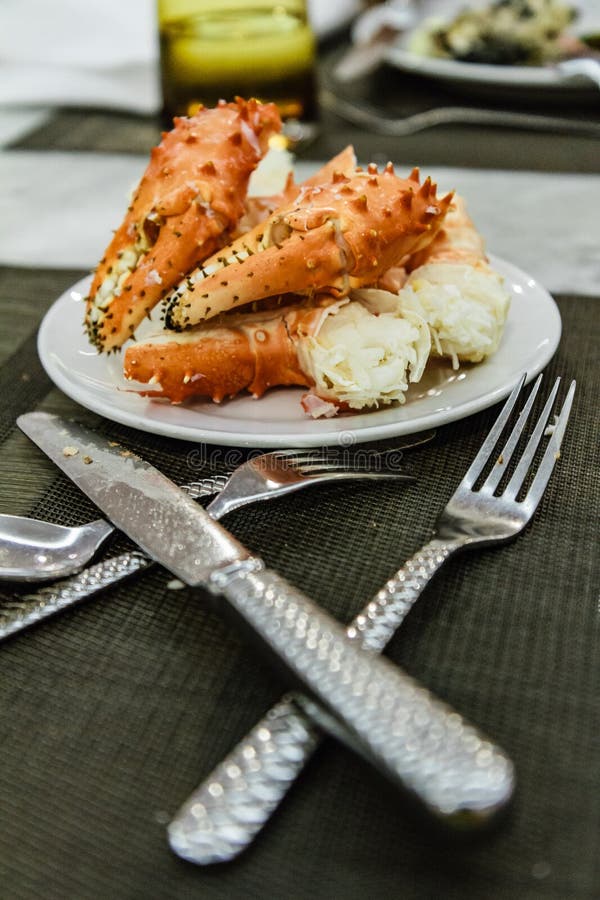 Crab Legs with Shell. stock image. Image of hokkaido - 68966091