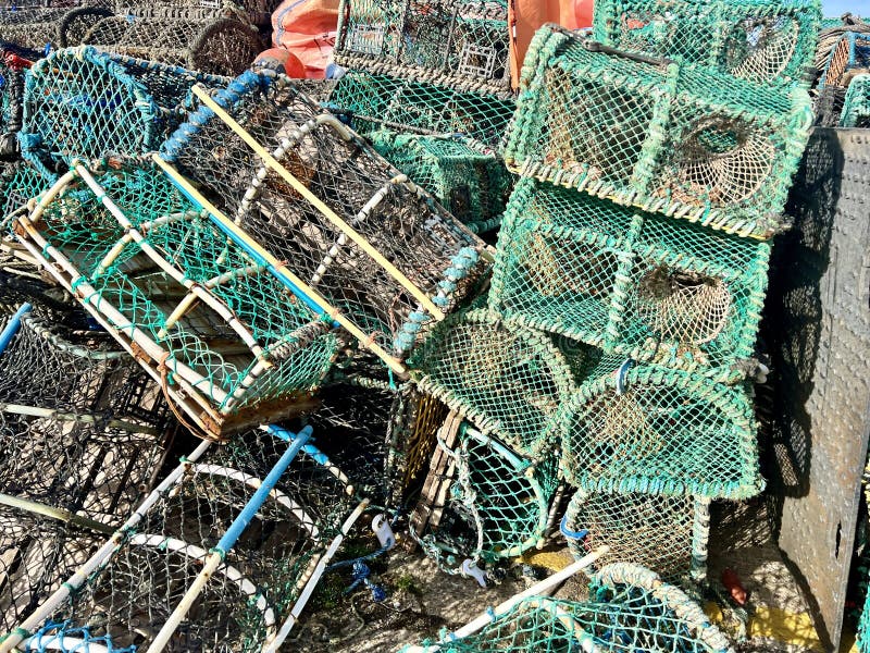 Crab or Lobster Pots stock image. Image of equipment - 306572083