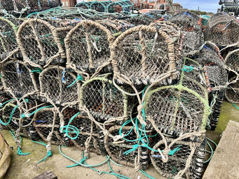 Crab or Lobster Pots stock photo. Image of crab, nets - 309212706