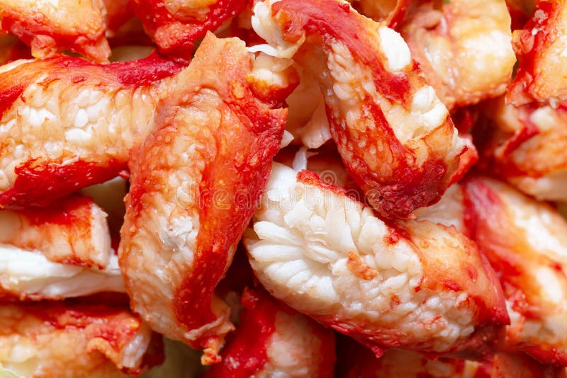 Crab Meat in a Fork for a Gourmet Dinner Stock Photo - Image of ...