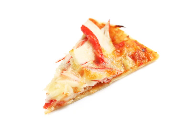 Crab Meat Pizza stock photo. Image of brown, fastfood - 16258134