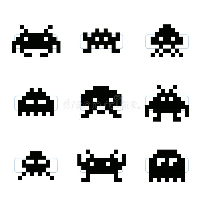 Crab Pixel Art Isolated White Background Vector Illustration Stock ...