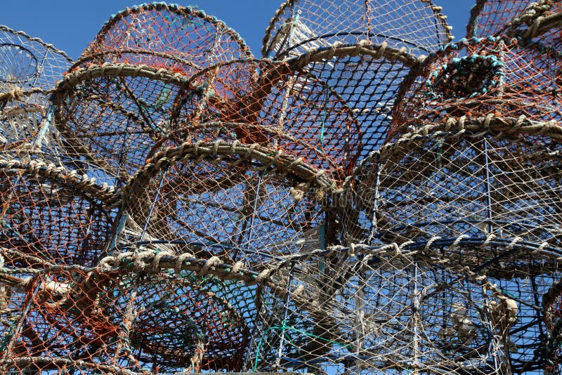 Crab pots stock photo. Image of trap, creel, crab, fisherman - 15898828
