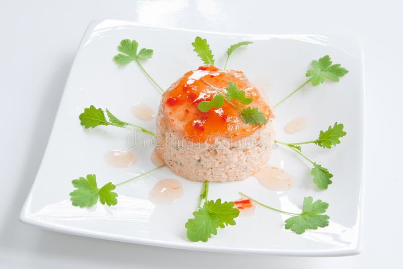 Crab & Prawn Mousse stock photo. Image of crab, seafood - 19725582
