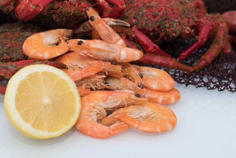 Fish and shellfish stock photo. Image of healthy, cuisine - 152154448