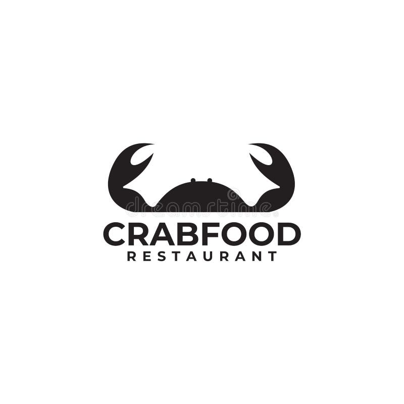 Crab Restaurant Logo Design Template Stock Vector - Illustration of ...