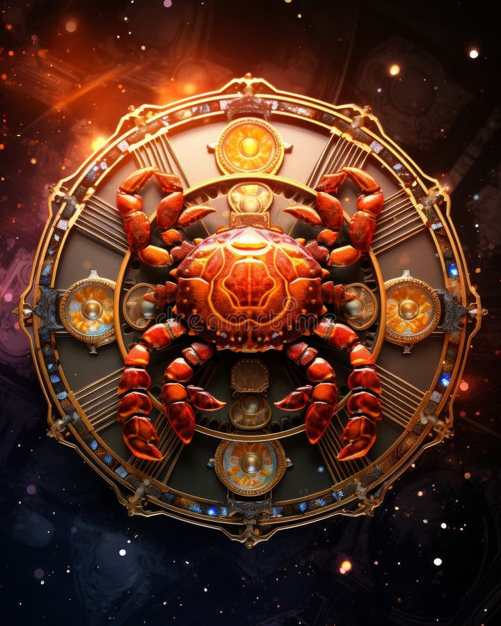 Crab Sign, Symbolic Image for Mythological Narratives and Folklore ...