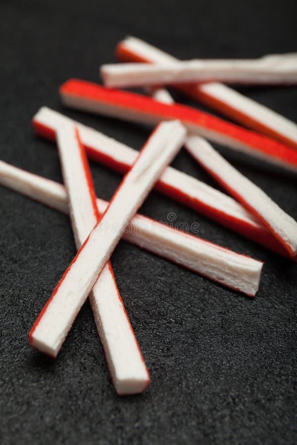 Asian Sticks Surimi. Substitute Meat Crab and Lobster from Fish Gel ...
