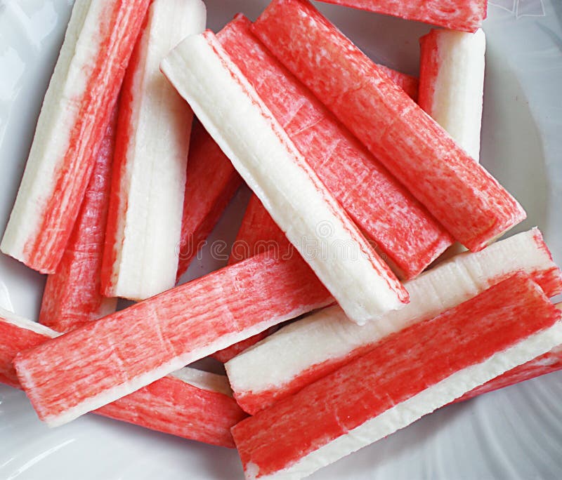 Crab sticks stock image. Image of roll, plate, culinary - 5389743