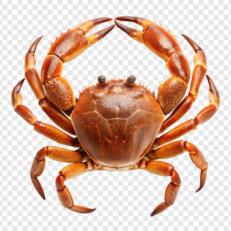 Crab Transparent Background Stock Illustration - Illustration of ...