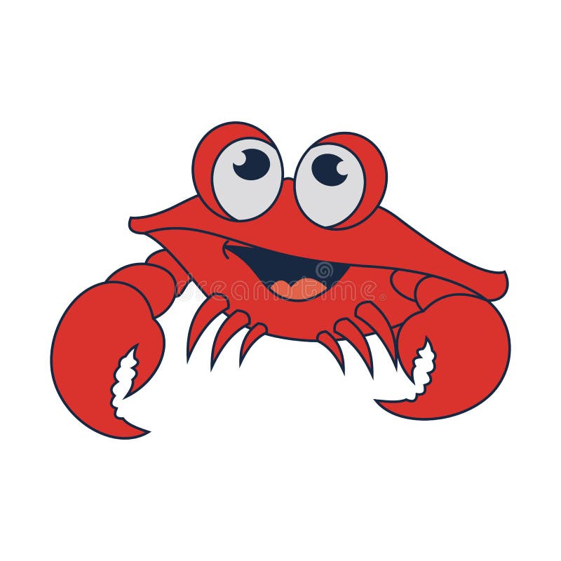 Crab Vector Illustration Design Icon Stock Vector - Illustration of ...