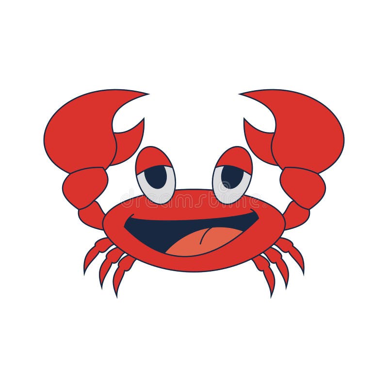 Crab Vector Illustration Design Icon Stock Vector - Illustration of ...