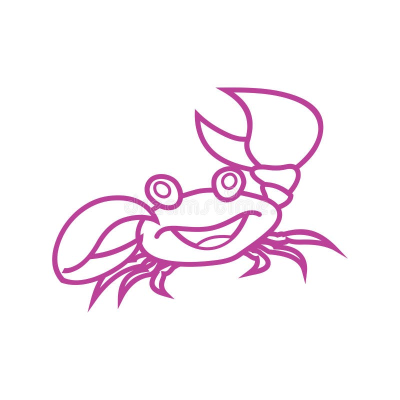 Crab Vector Illustration Design Icon Stock Vector - Illustration of ...