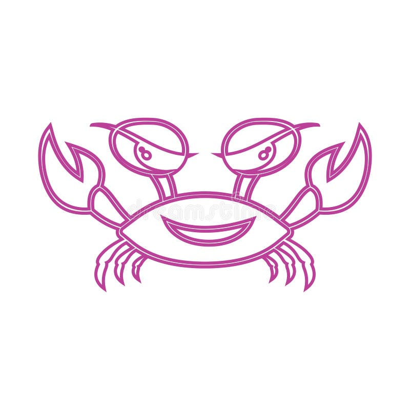 Crab Vector Illustration Design Icon Stock Vector - Illustration of ...