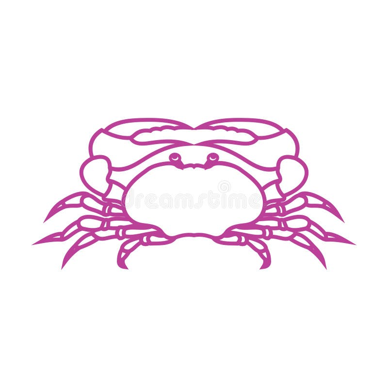 Crab Vector Illustration Design Icon Stock Vector - Illustration of ...