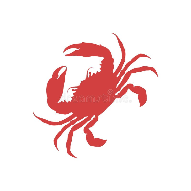 Crabs logo icon design stock vector. Illustration of crab - 343935174
