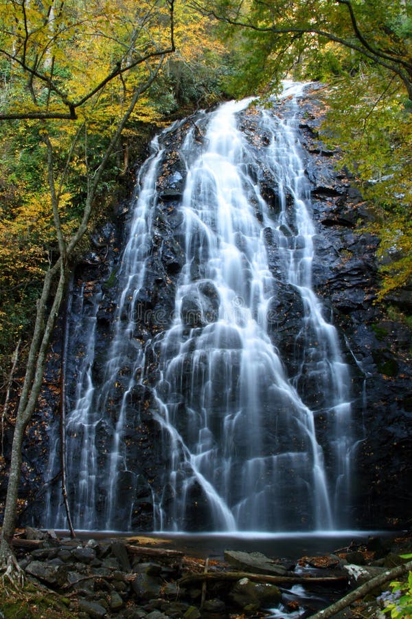 Crabtree Falls, Blue Ridge Parkway, North Carolina Stock Image - Image ...