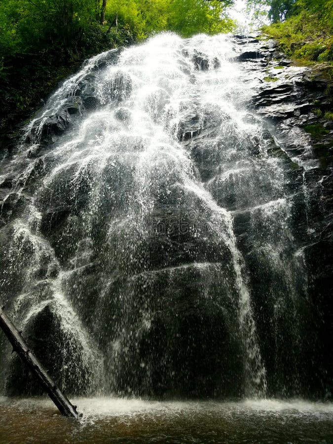Crabtree Falls North Carolina Stock Photo - Image of carolina ...