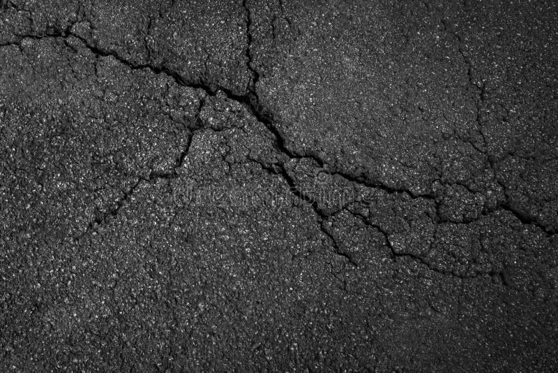Crack Road Texture with Two Stripes. Stock Image - Image of line ...