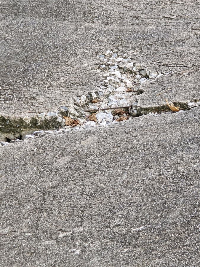 Crack cement floor texture stock photo. Image of architecture - 333562762