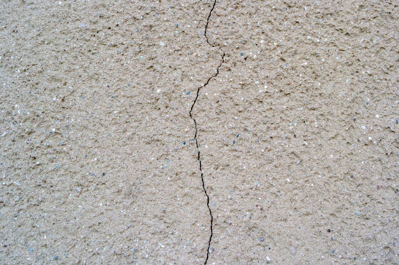Crack in a Cement Wall, Structural Damage Stock Photo - Image of color ...